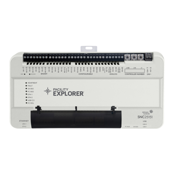 JOHNSON CONTROLS SNC SERIES INSTALLATION MANUAL Pdf Download | ManualsLib