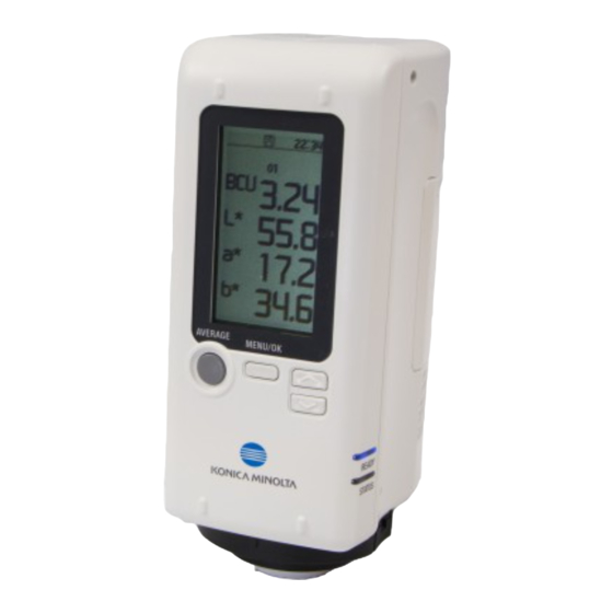 KONICA MINOLTA CR-10 PLUS QUICK START MANUAL Pdf Download | ManualsLib