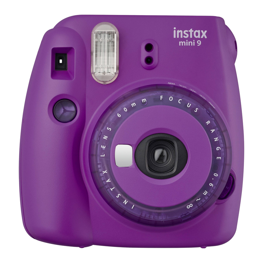 Fujifilm INSTAX mini 9 Instant Camera Manual | ManualsLib