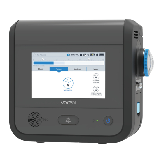 VENTEC LIFE SYSTEMS VOCSN V+PRO QUICK REFERENCE MANUAL Pdf Download ...