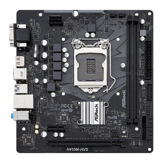 ASROCK H470M-HVS R2.0 MANUAL Pdf Download | ManualsLib