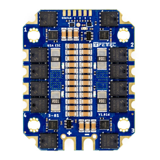 Fettec 4in1 Esc 65a Manual Pdf Download Manualslib