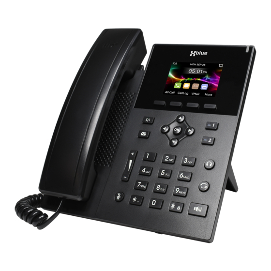 XBLUE NETWORKS IP5G QUICK REFERENCE MANUAL Pdf Download | ManualsLib