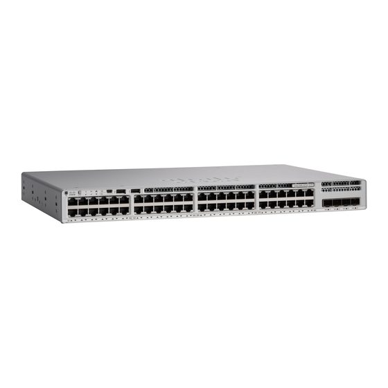 CISCO CATALYST 9200 SERIES HARDWARE INSTALLATION MANUAL Pdf Download ...