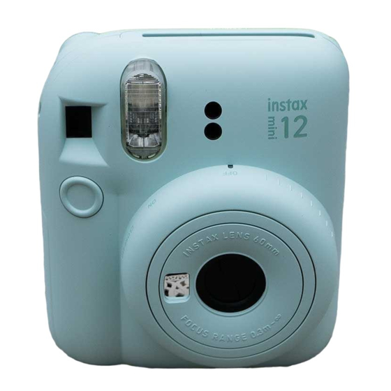 FUJIFILM INSTAX MINI 12 USER MANUAL Pdf Download | ManualsLib