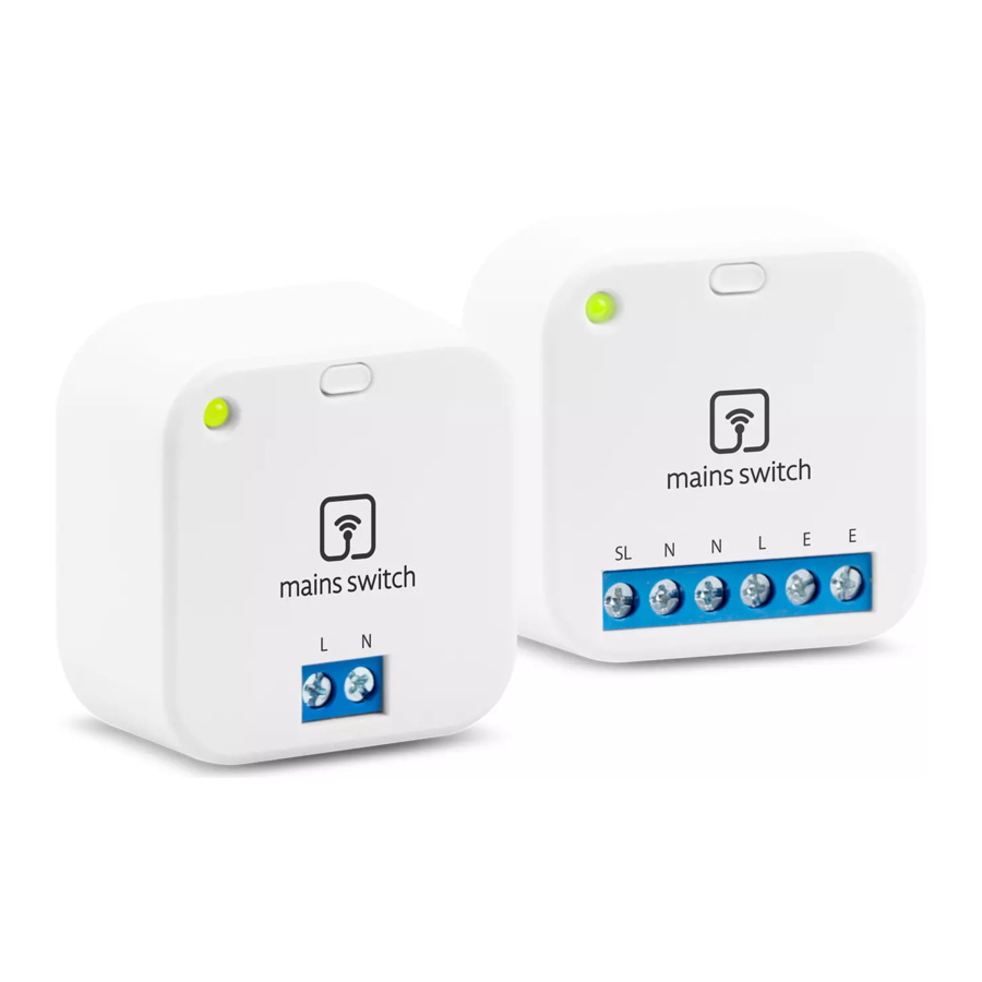 Salus Mains Switch Wireless Control Set RR868 Manual | ManualsLib