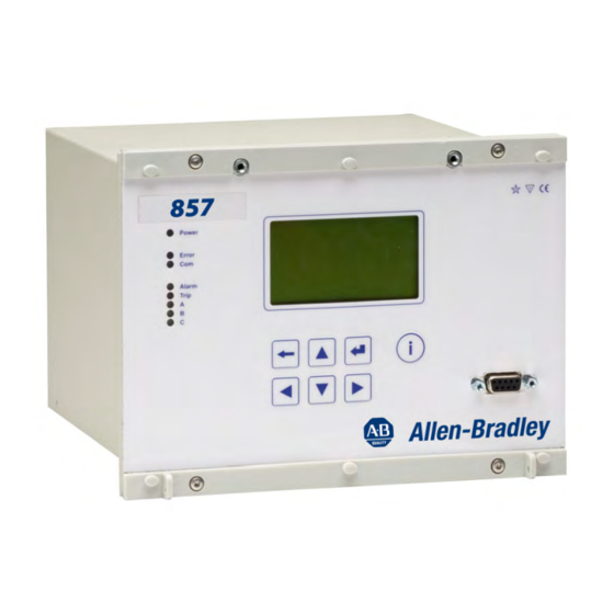 ALLEN-BRADLEY ROCKWELL AUTOMATION 857 USER MANUAL Pdf Download | ManualsLib