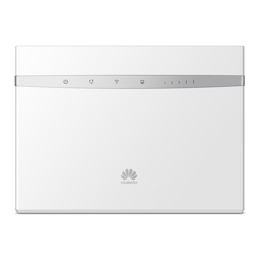 Huawei B525 LTE CPE Quick Start Guide | ManualsLib