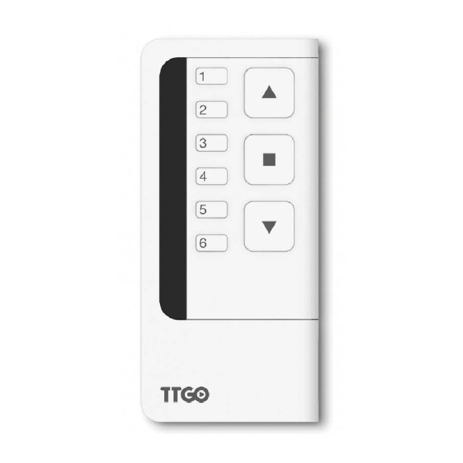 TTGO TG1, TG3, TG6, TG1S, TG3S, TG6S - Manual | ManualsLib
