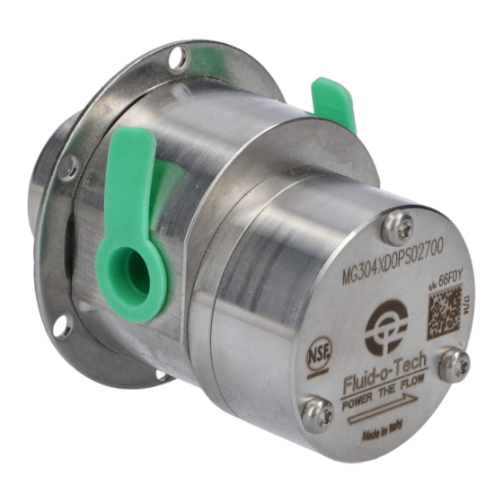 FLUID-O-TECH MG SERIES INSTRUCTION MANUAL Pdf Download | ManualsLib