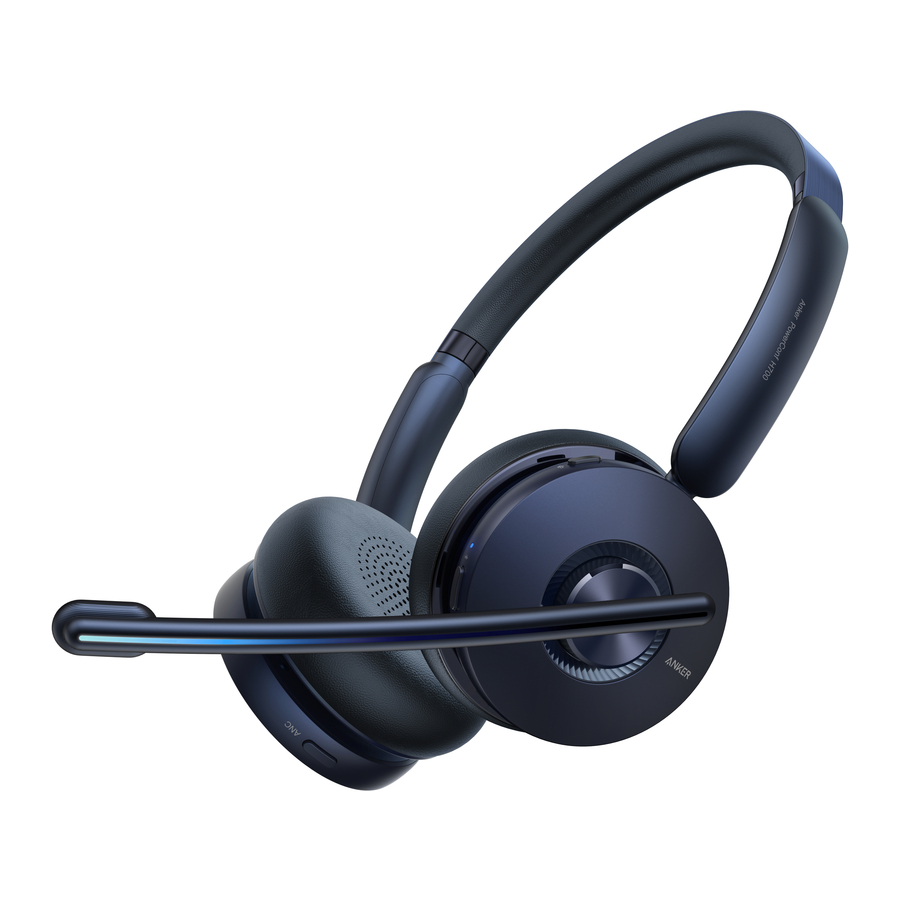 Anker PowerConf H700 - Wireless Headphones Quick Start Guide | ManualsLib