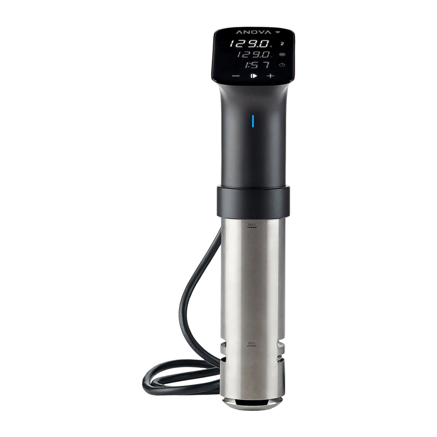 Anova Precision Cooker Pro Quick Start Guide | ManualsLib