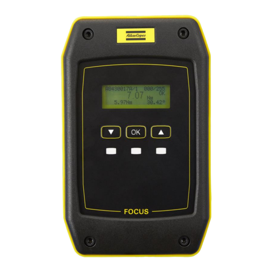 ATLAS COPCO FOCUS 61 USER MANUAL Pdf Download | ManualsLib