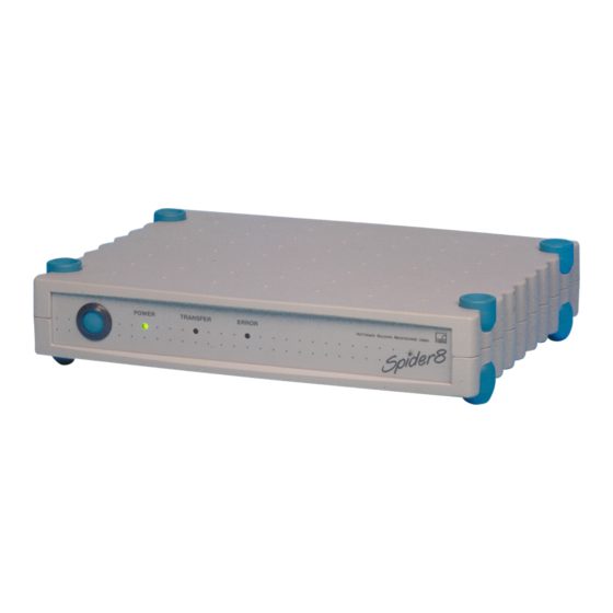 HBM SPIDER8 OPERATING MANUAL Pdf Download | ManualsLib
