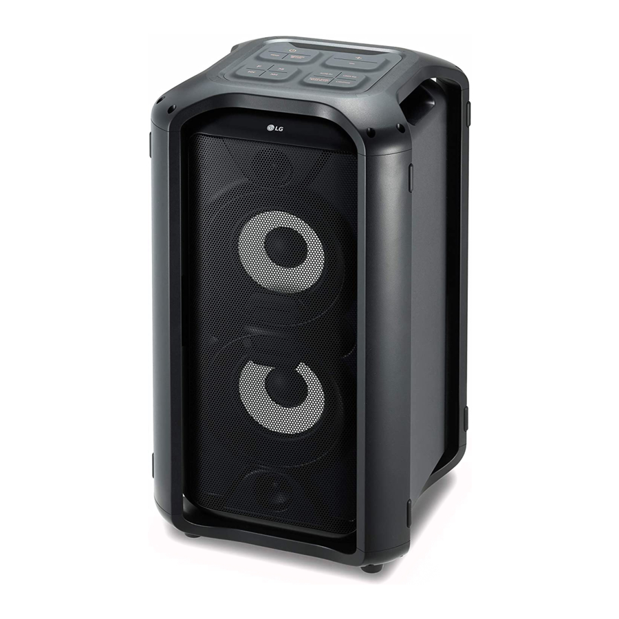 LG RK7 - High Power Speaker System Manual | ManualsLib