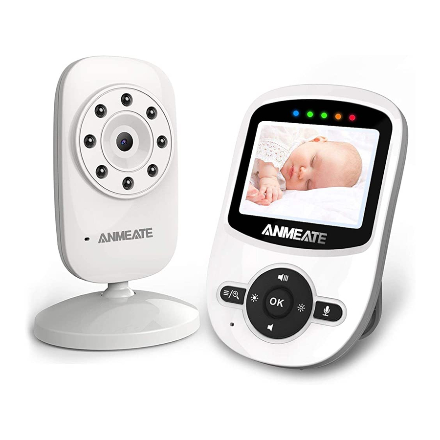ANMEATE SM 24 - 2.4GHz Digital Wireless Video Baby Monitor Manual ...