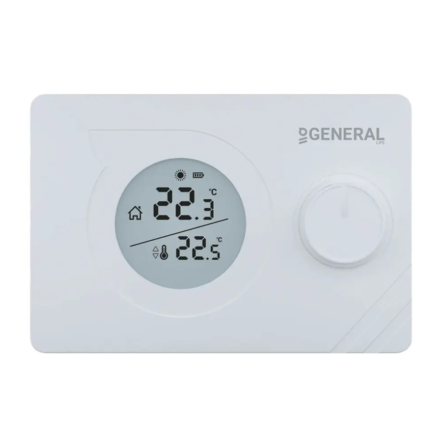 GENERAL LIFE MITRA 220 RF - Digital Room Thermostat Manual | ManualsLib