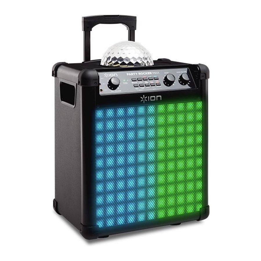 ION Party Rocker Max - Rechargeable Bluetooth Speaker Quick Start ...