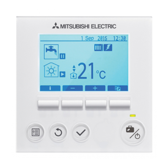 MITSUBISHI ELECTRIC ECODAN HYDROBOX EHPT SERIES OPERATION MANUAL Pdf ...
