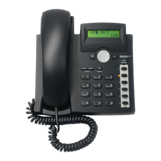 VOIPON SNOM 300 USER MANUAL Pdf Download | ManualsLib