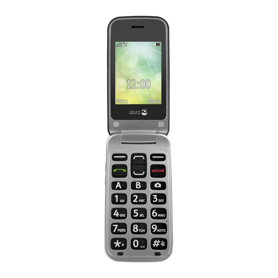 Doro 2424 Phone Quick Start Guide | ManualsLib