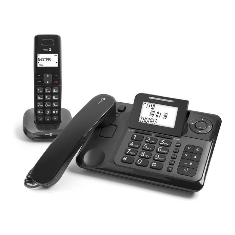 Doro Comfort 4005 - Phone Quick Start Guide | ManualsLib