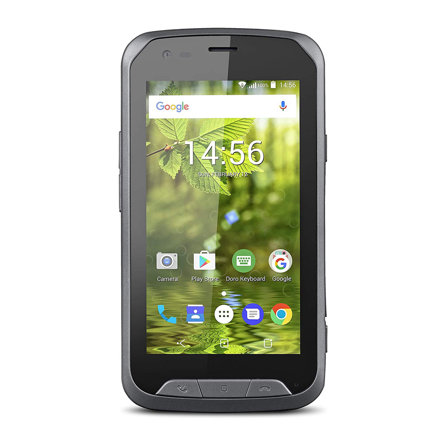 Doro 8020X - Smartphone Quick Start Guide | ManualsLib
