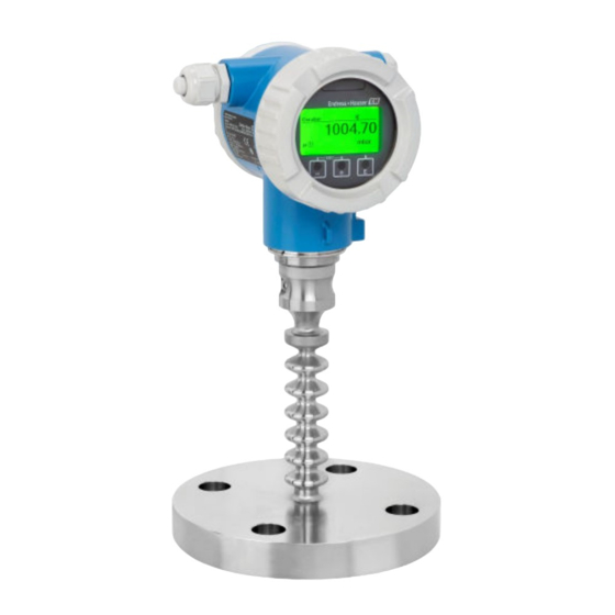 ENDRESS+HAUSER CERABAR PMP71B OPERATING INSTRUCTIONS MANUAL Pdf ...