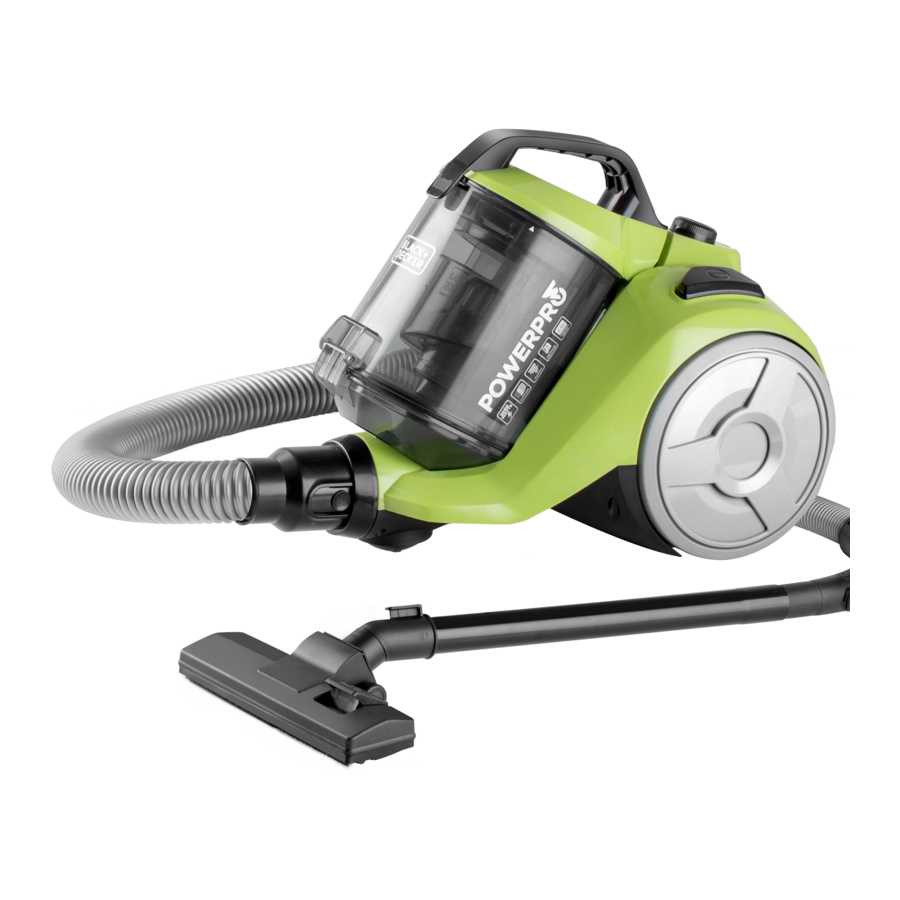 Black & Decker VCBD8530 - Vacuum Cleaner Manual | ManualsLib