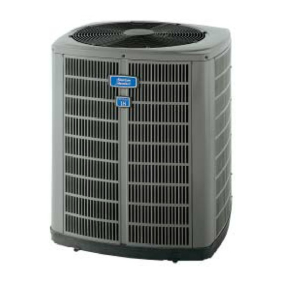 AMERICAN STANDARD 4A7A4018N INSTALLATION AND OPERATION MANUAL Pdf ...