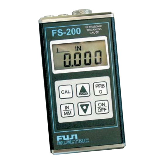 INSTRUMART FS-200 OPERATION MANUAL Pdf Download | ManualsLib