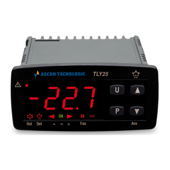 ASCON TECNOLOGIC TLY25 OPERATING INSTRUCTIONS MANUAL Pdf Download | ManualsLib