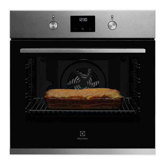 ELECTROLUX KOFGH40TX USER MANUAL Pdf Download | ManualsLib
