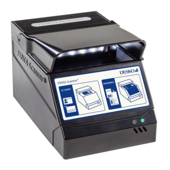 DESKO PENTA SCANNER TECHNICAL SPECIFICATION Pdf Download | ManualsLib
