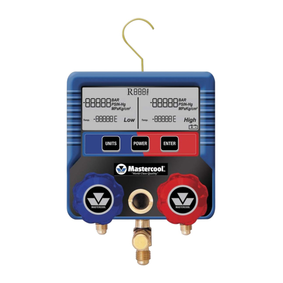 MASTERCOOL R134A INSTRUCTION MANUAL Pdf Download | ManualsLib