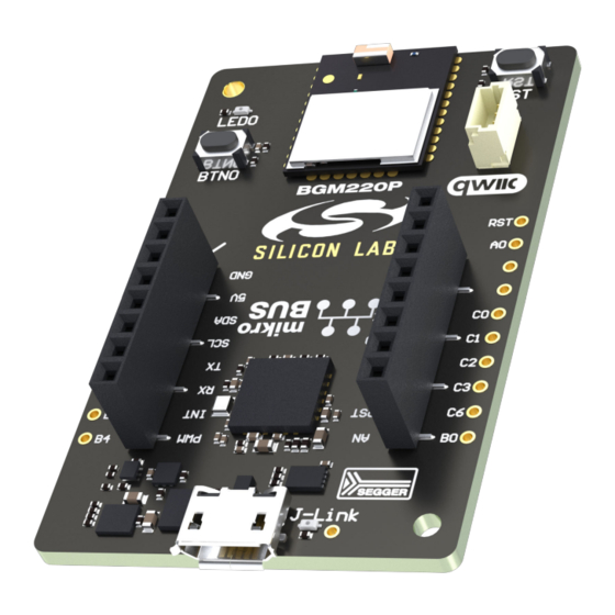 SILICON LABORATORIES BGM220 EXPLORER KIT USER MANUAL Pdf Download | ManualsLib