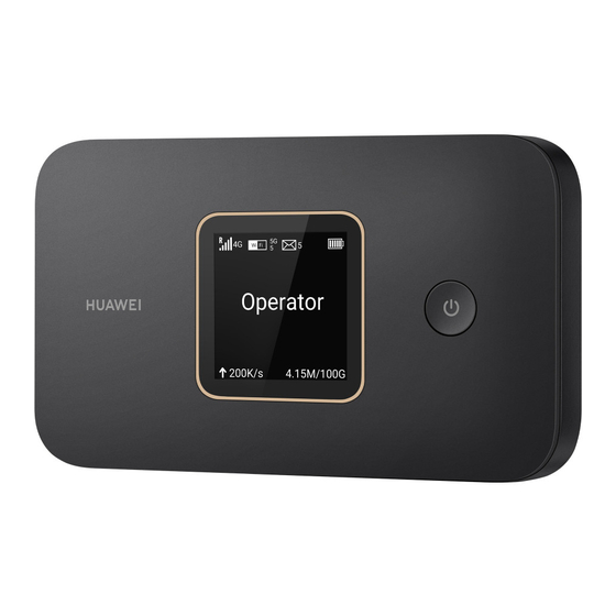 HUAWEI E5785-320A QUICK START MANUAL Pdf Download | ManualsLib