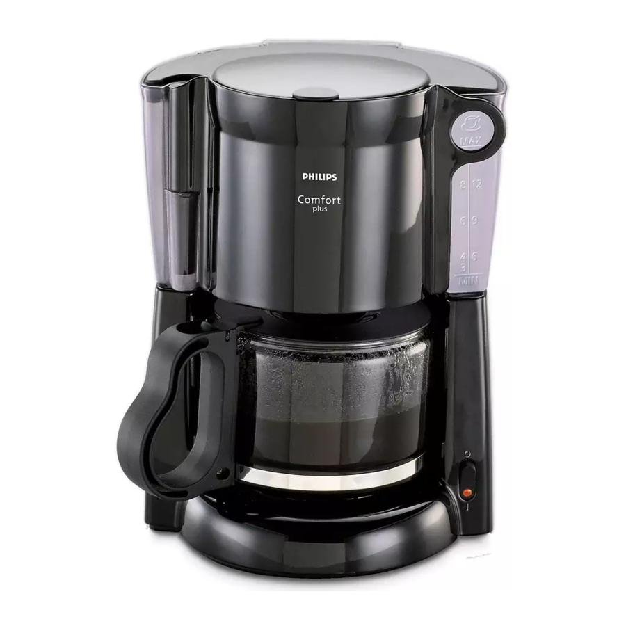 Philips HD7444, HD7440 - Coffee Maker Manual | ManualsLib