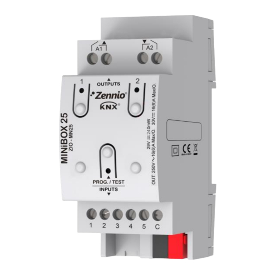 ZENNIO MINIBOX 25 TECHNICAL DOCUMENTATION Pdf Download | ManualsLib