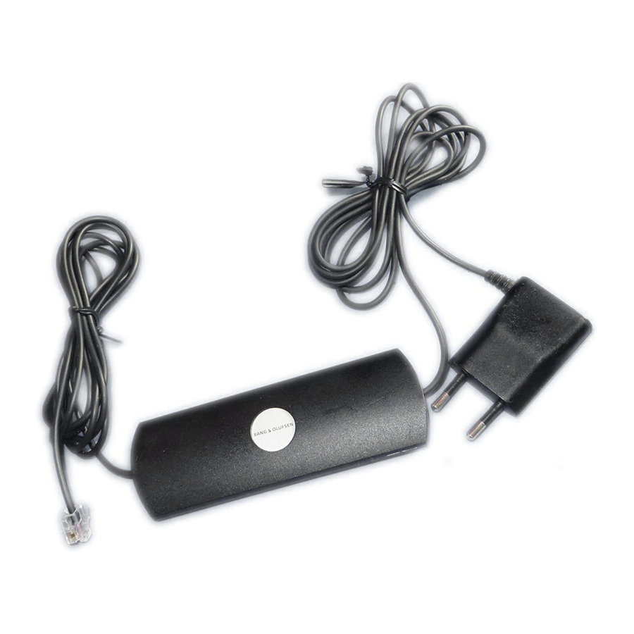 Bang & Olufsen BeoLine Quick Start Guide | ManualsLib