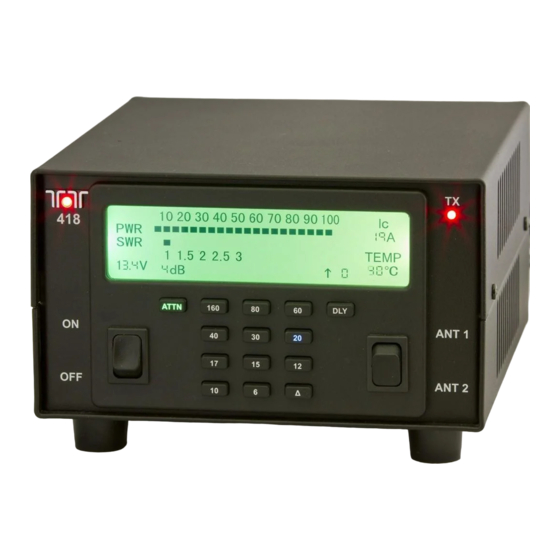 TEN-TEC 418 OPERATOR'S MANUAL Pdf Download | ManualsLib