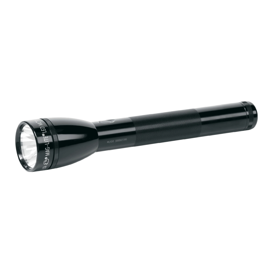Mag-lite ML100 - Led Flashlight Manual | ManualsLib