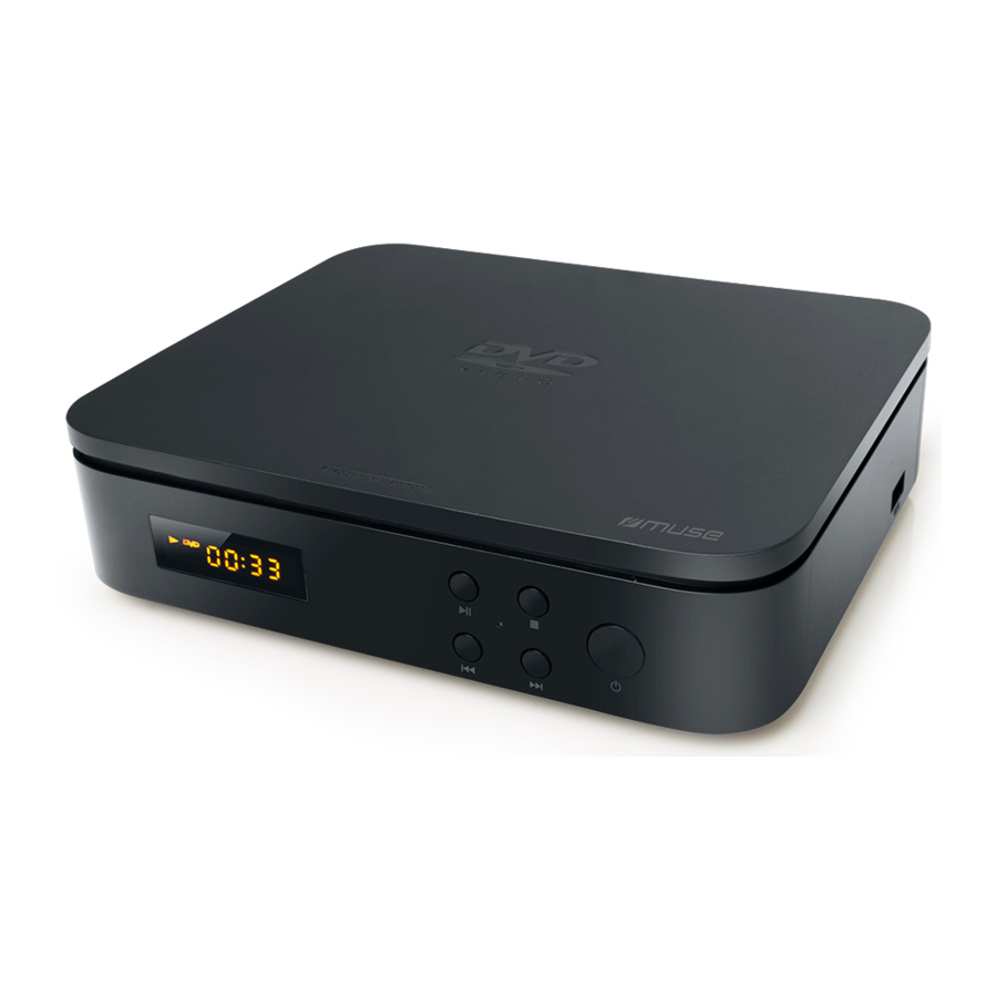 Muse M-52 DV - DVD Player Manual | ManualsLib