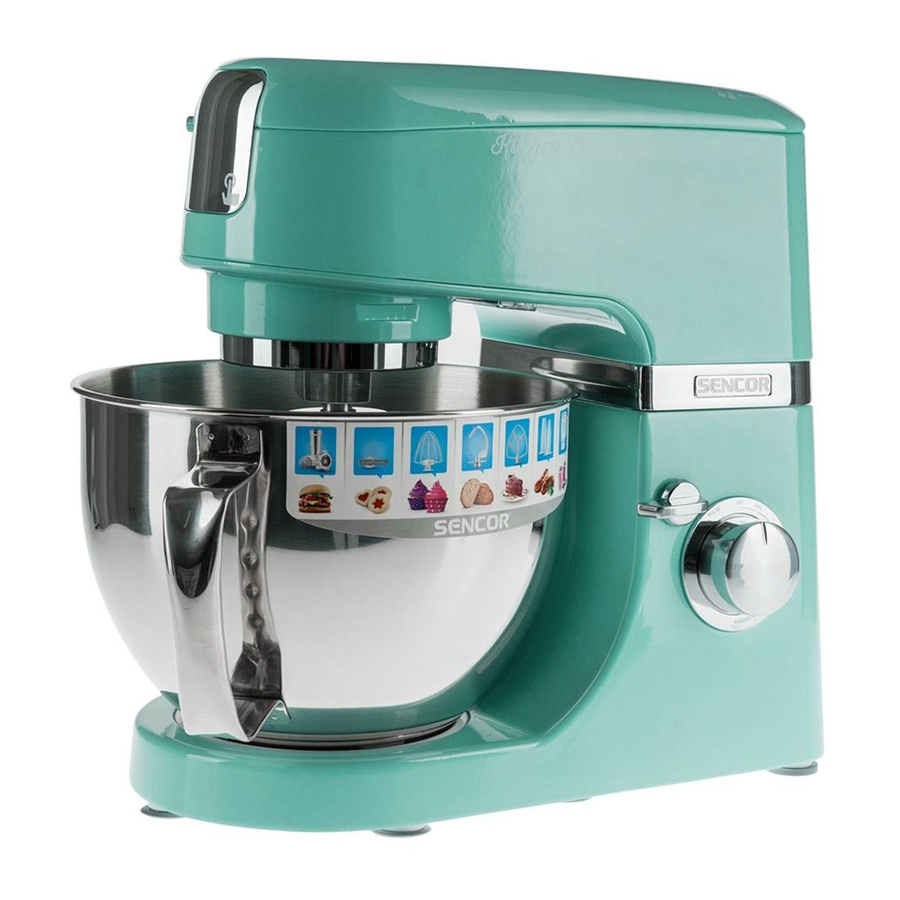 SENCOR STM 6350WH, STM 6351GR, STM 6352BL - Food Processor Manual ...