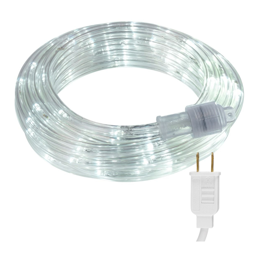 UltraPro ESCAPE LED Rope Light - Light Fixture Manual | ManualsLib
