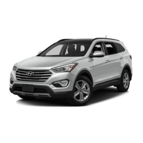HYUNDAI SANTA FE QUICK REFERENCE MANUAL Pdf Download | ManualsLib