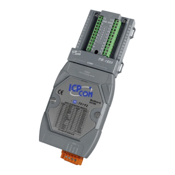 ICP DAS USA M-7019Z QUICK START MANUAL Pdf Download | ManualsLib