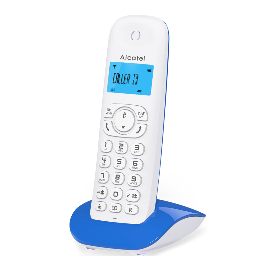 Alcatel C300, C350 - Cordless Phone Start Up Guide | ManualsLib