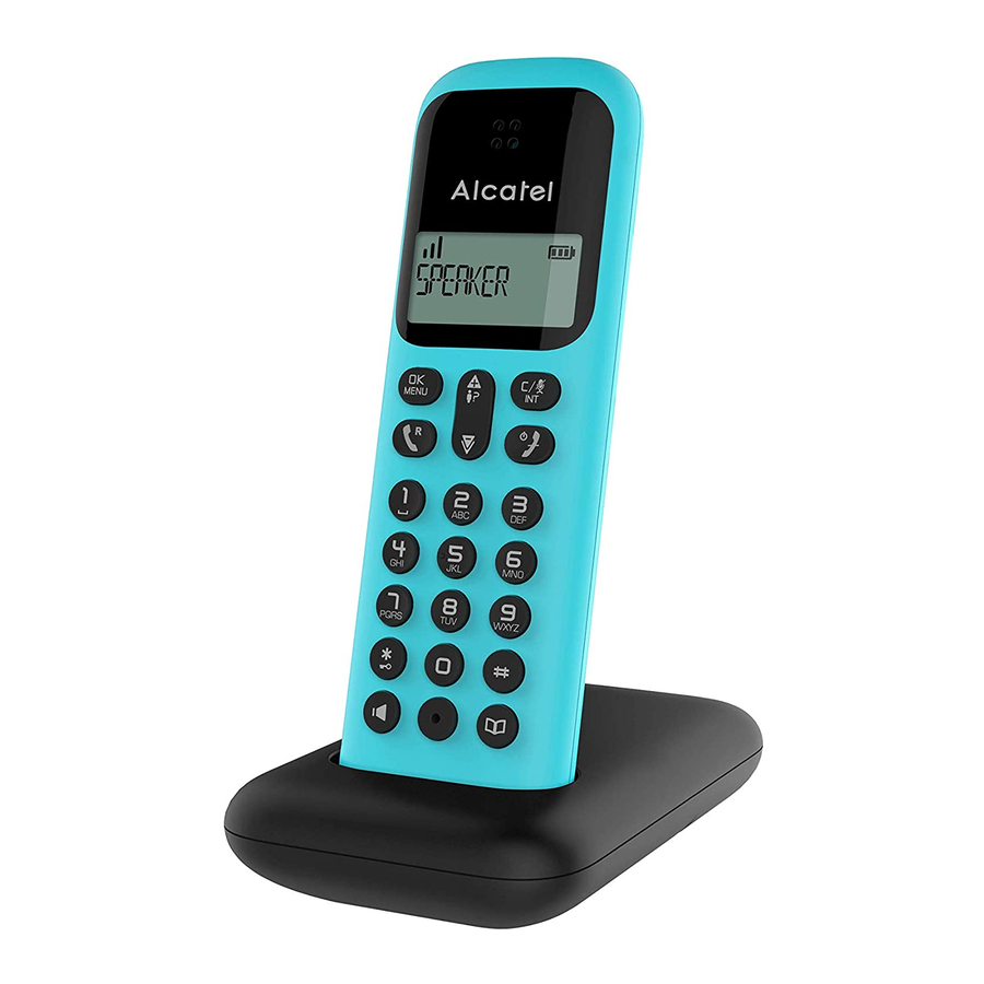 Alcatel D285 VOICE - Cordless Phone Start Up Guide | ManualsLib