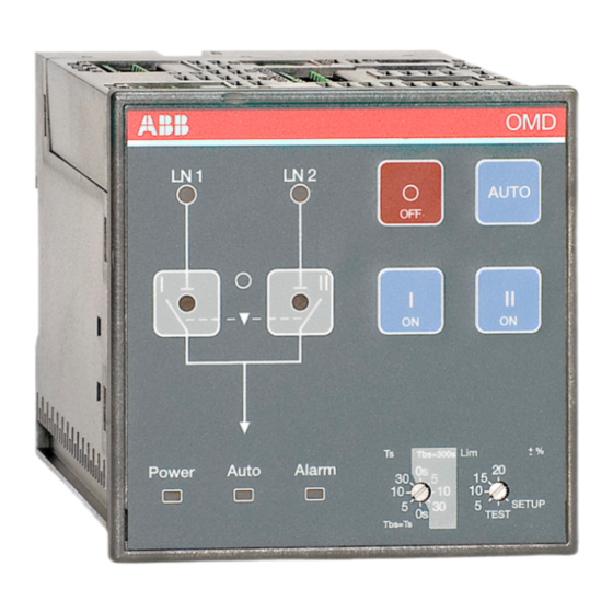 ABB OMD100 INSTALLATION AND OPERATING INSTRUCTIONS MANUAL Pdf Download | ManualsLib